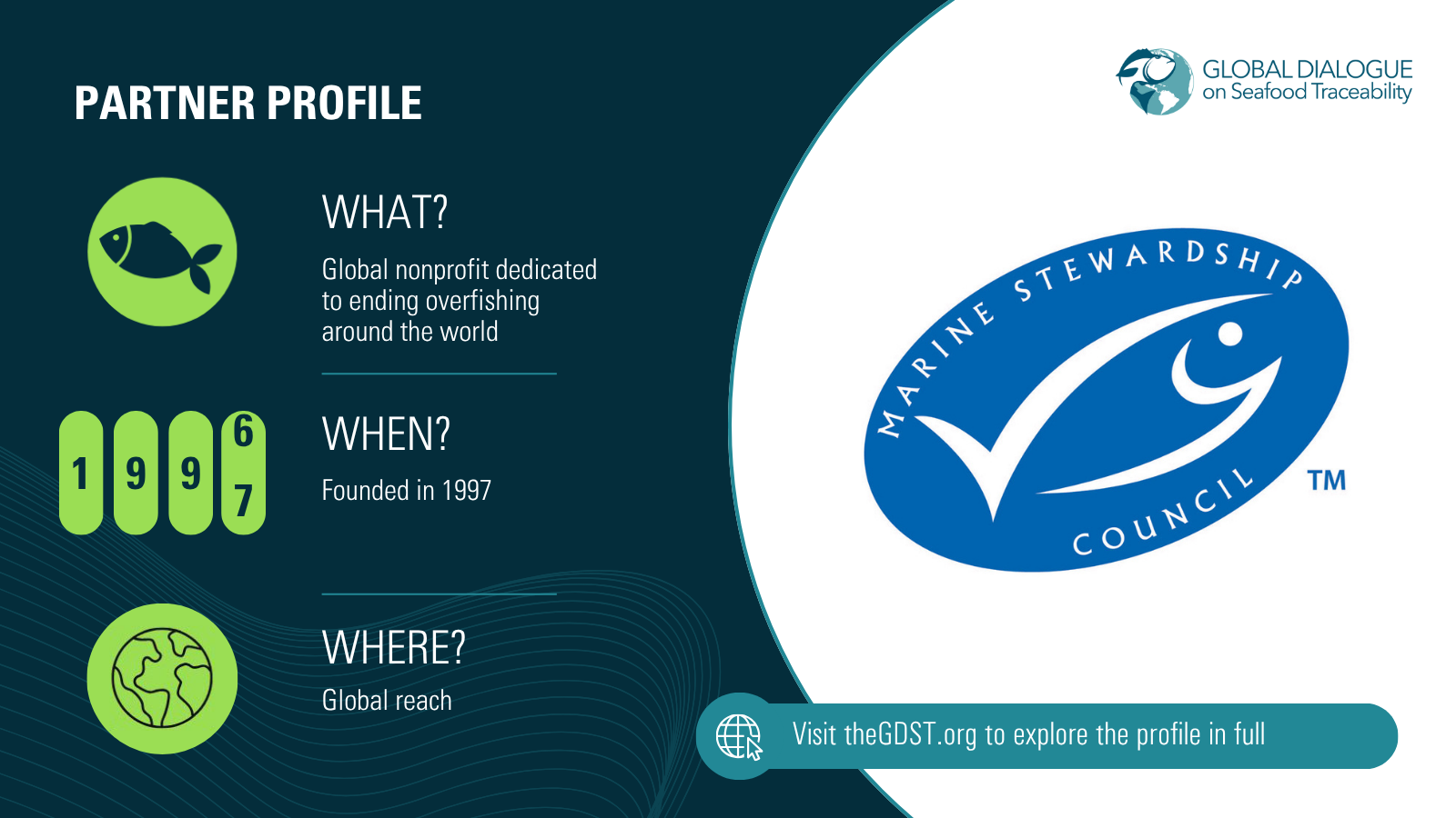 Marine Stewardship Council: "Working to End Overfishing and Build a ...